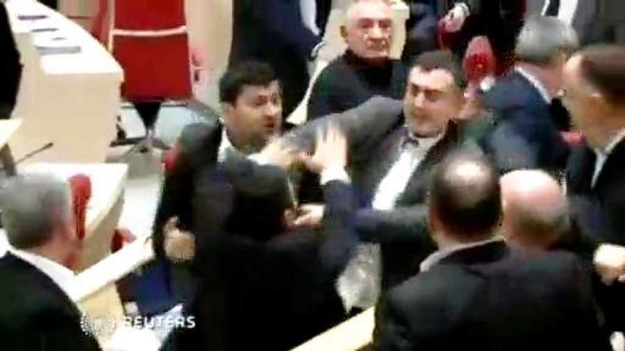 Boxing Day brawl erupts in Georgian parliament - ABC - GeorgianJournal