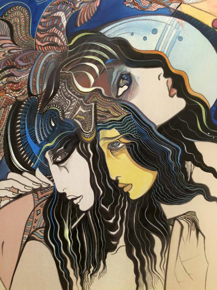 Georgian artist Rusudan Petviashvili’s divine paintings exhibited at ...