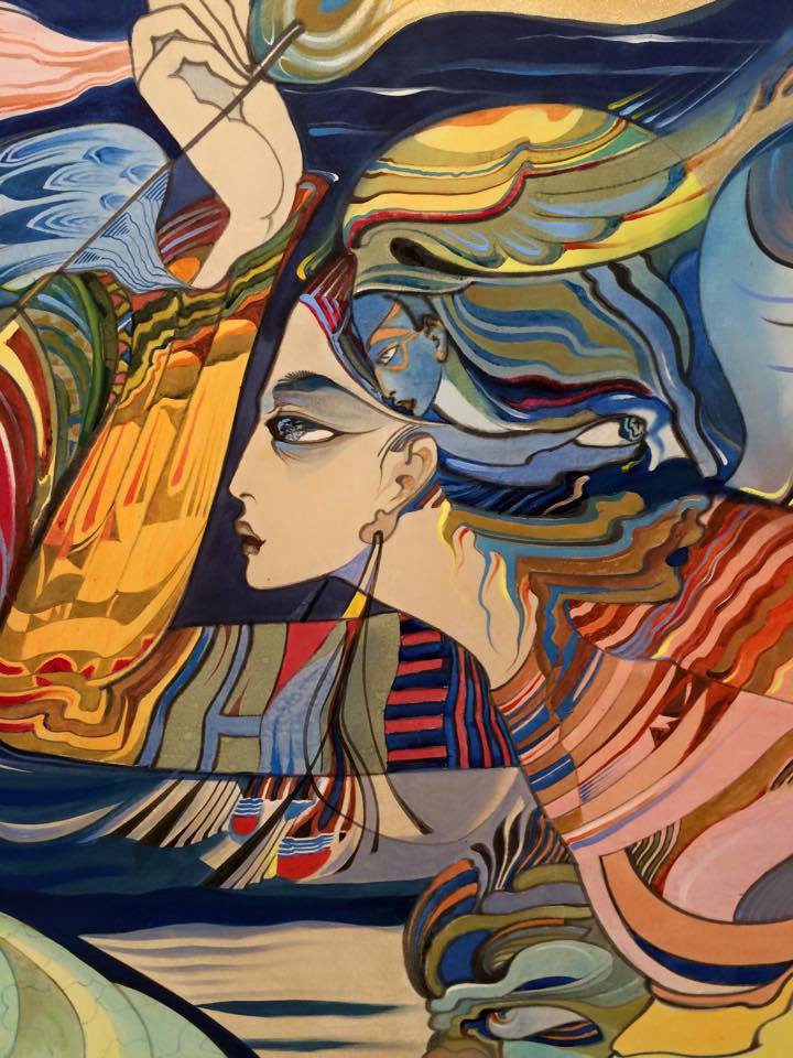 Georgian artist Rusudan Petviashvili’s divine paintings exhibited at ...