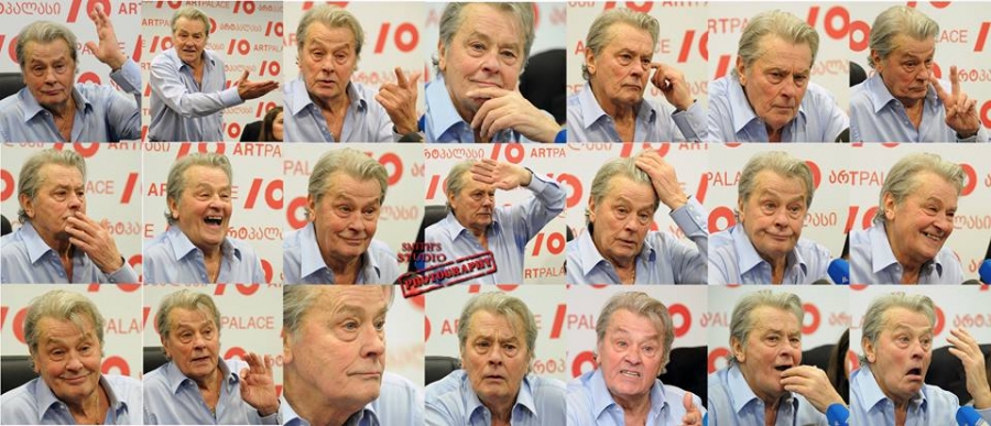 21 emotions of Alain Delon in Tbilisi - GeorgianJournal