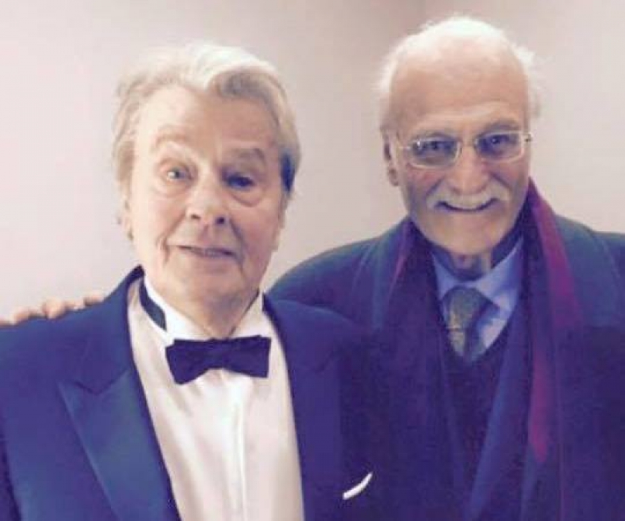 Two legends together - Alain Delon and Kakhi Kavsadze - GeorgianJournal