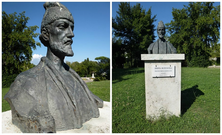 Shota Rustaveli’s monument standing among world’s greatest writers in ...