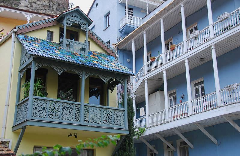 Tbilisi's colorful balconies - Beautiful hallmark of Georgia's capital ...