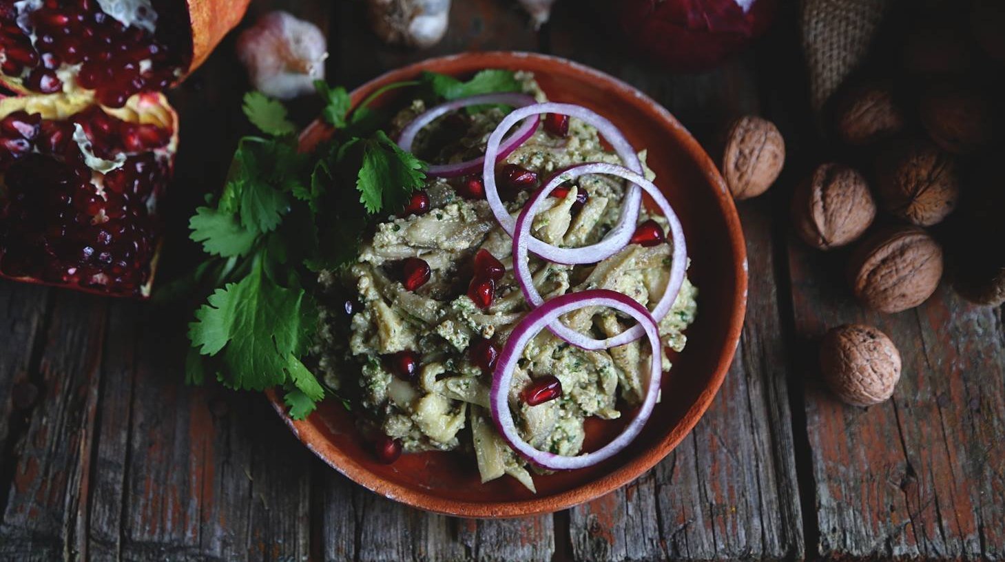 Tender eggplant pkhali with walnuts - GeorgianJournal