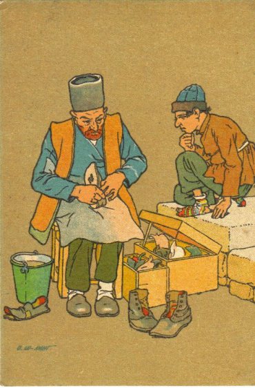 Founder of Georgian caricature and his illustrations reflecting ...