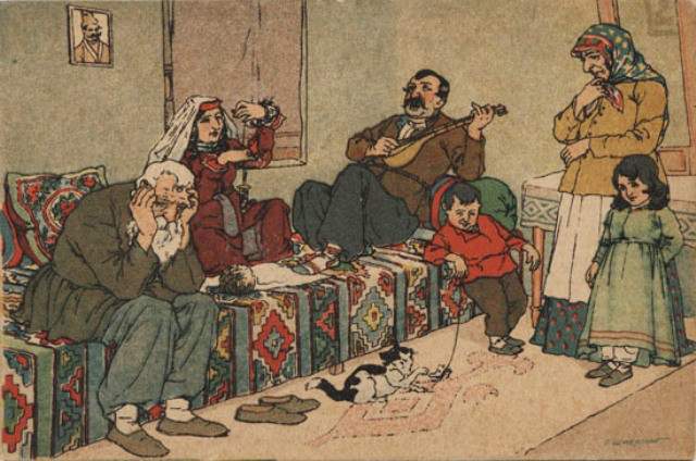 Founder of Georgian caricature and his illustrations reflecting ...