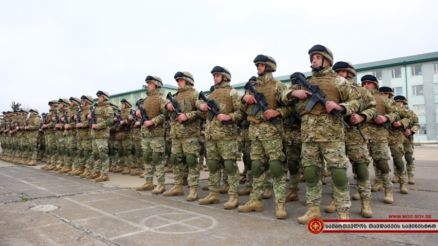 Georgian soldiers are leaving for Afghanistan - GeorgianJournal