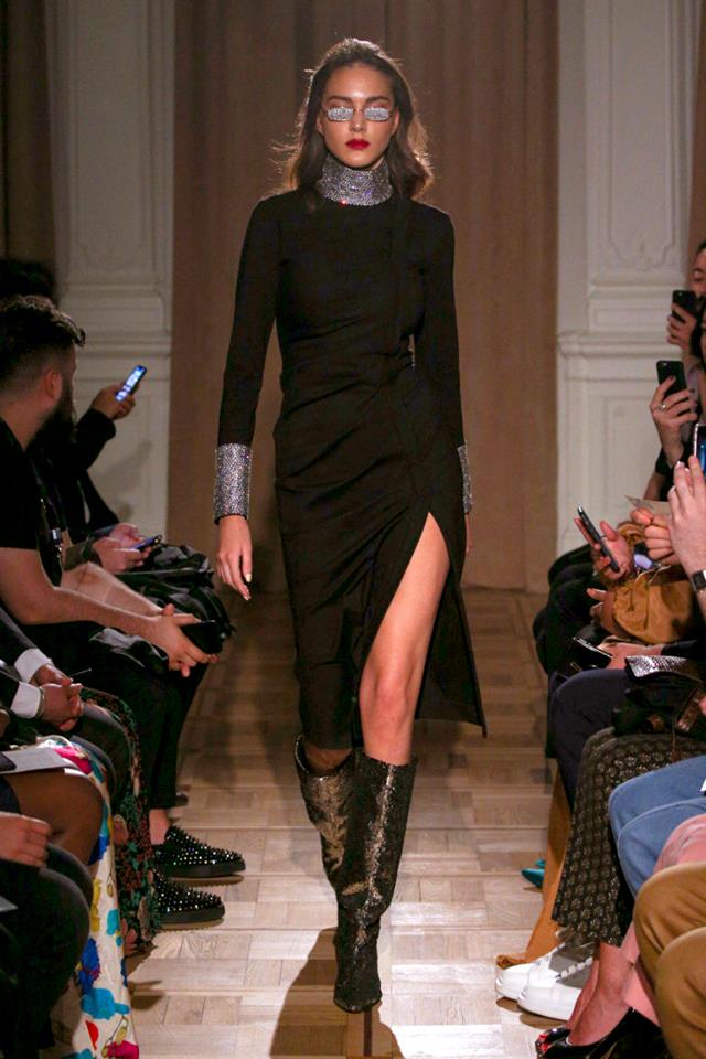 Famous Georgian Model Tako Natsvlishvili Shining At Mercedes Benz
