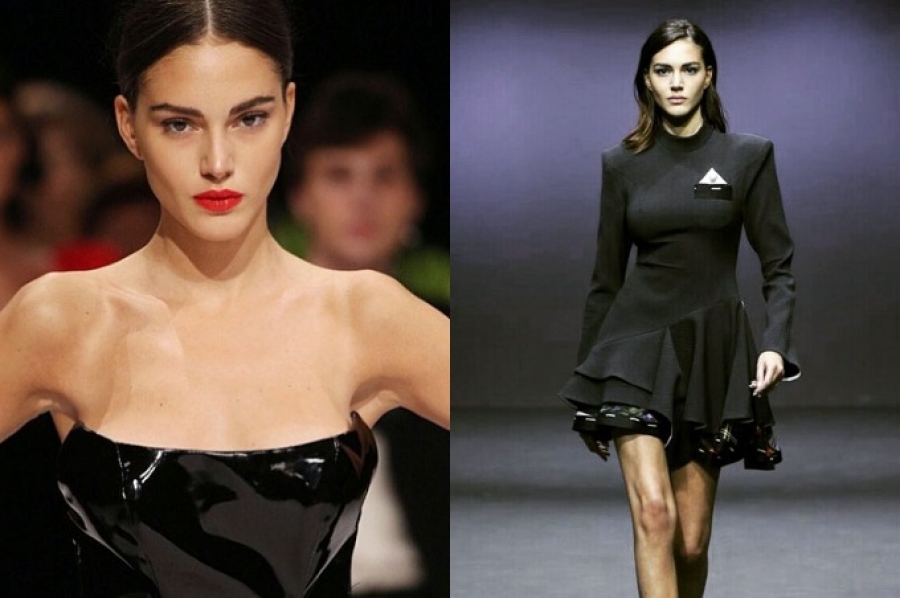 Famous Georgian model Tako Natsvlishvili shining at Mercedes-Benz ...